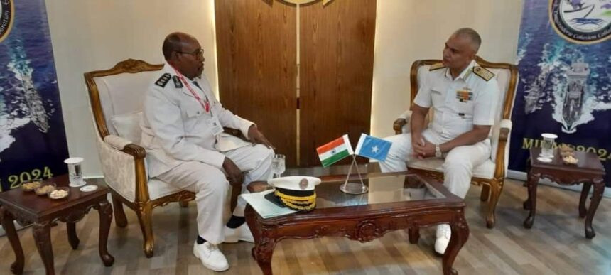 Somali Navy Chief Attends Milan 2024 Summit, Meets Indian Counterpart ...