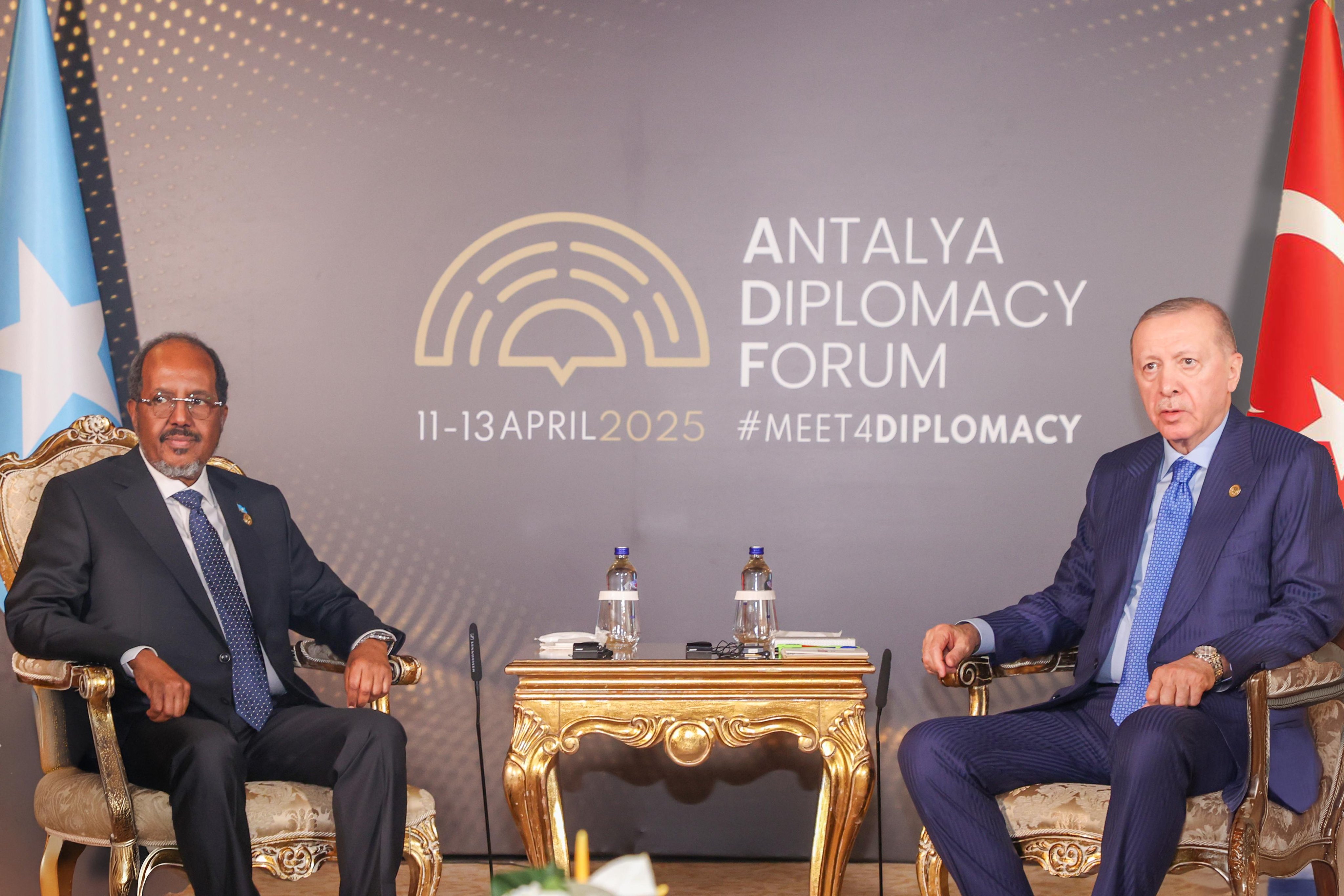 President Hassan Meets Turkish Counterpart Erdoğan on Sidelines of ...