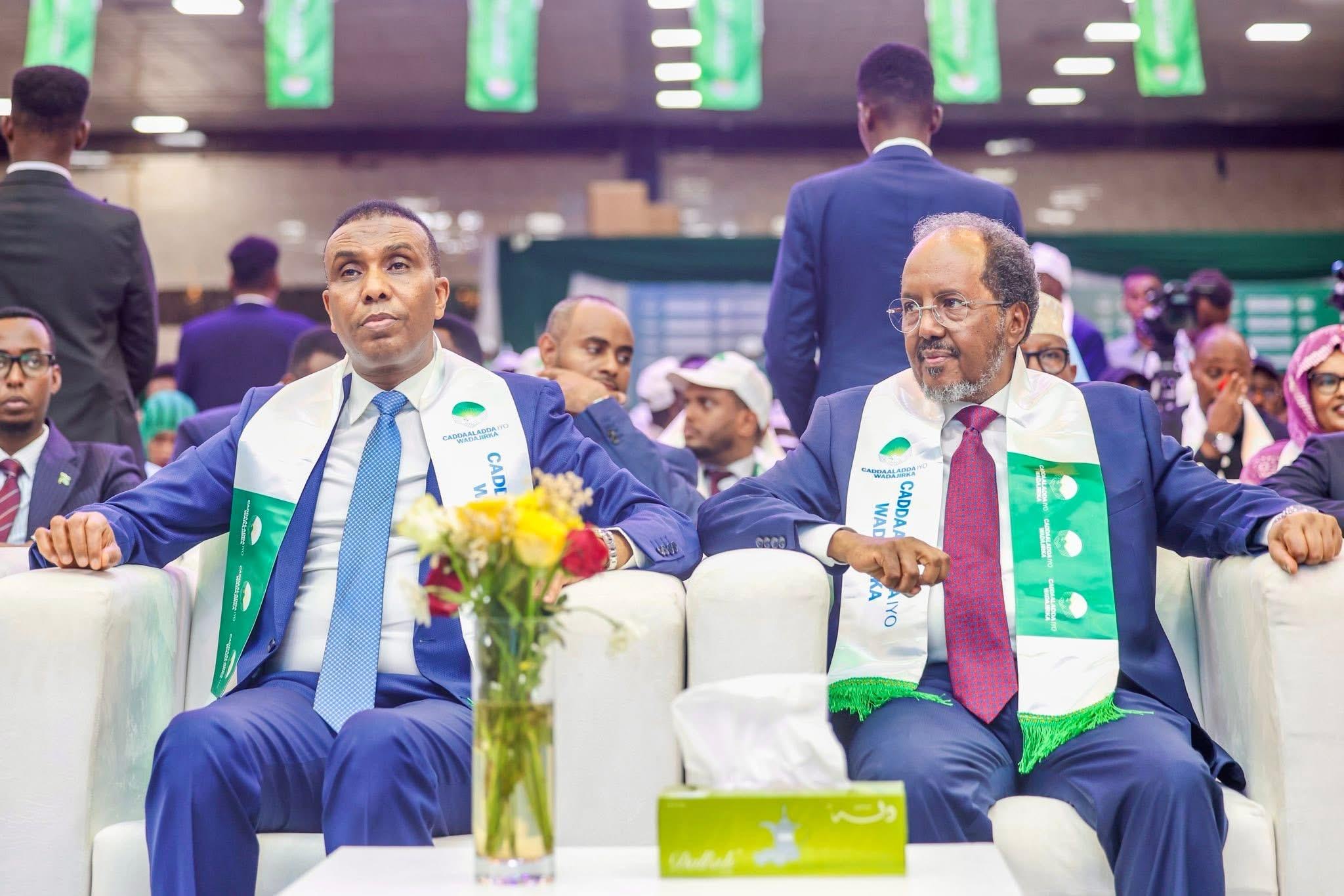 President Hassan Sheikh Attends Launch of New Political Party ‘Justice ...