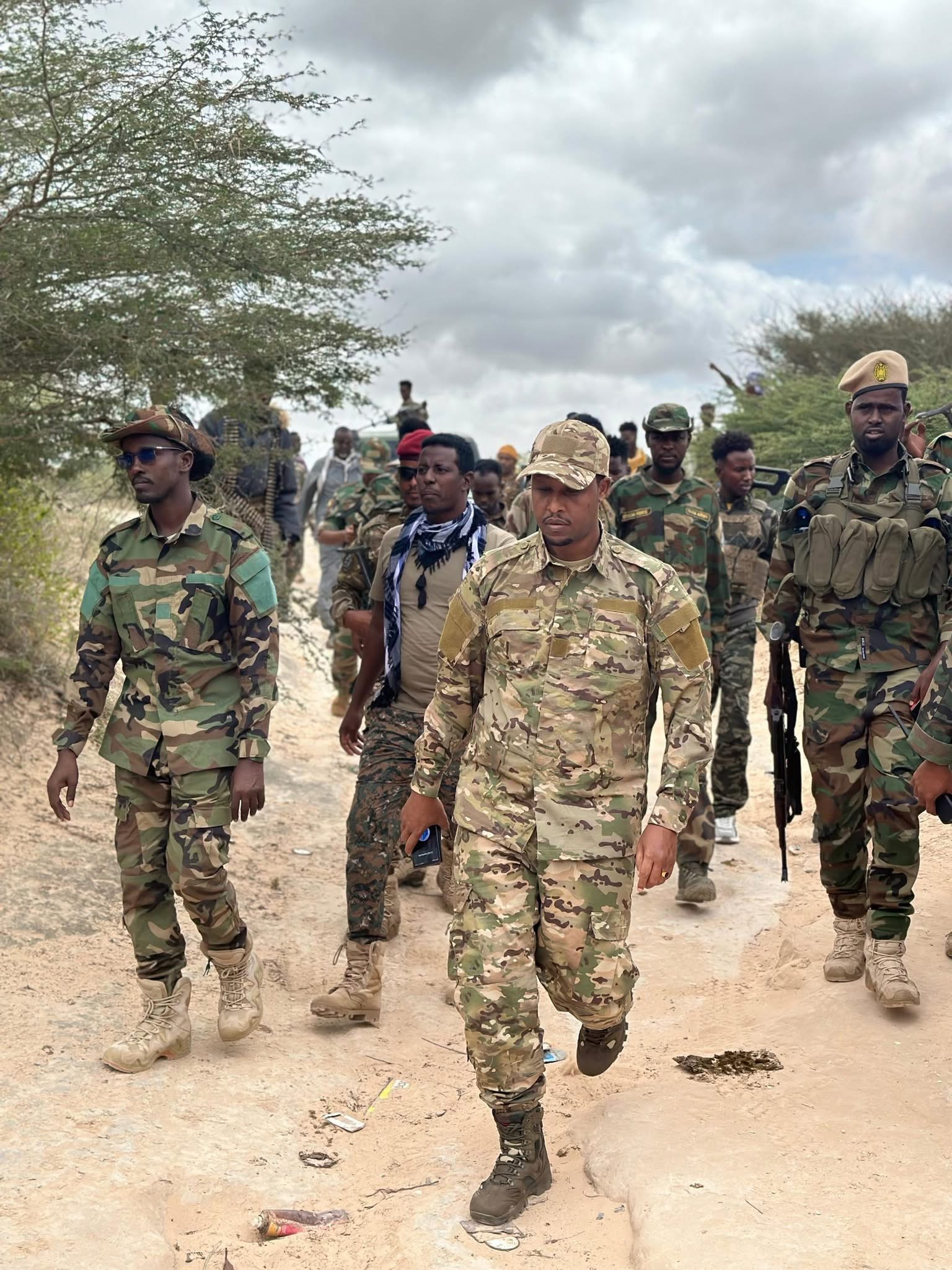 SNA Ground Forces Commander visits Middle Shabelle frontlines ...