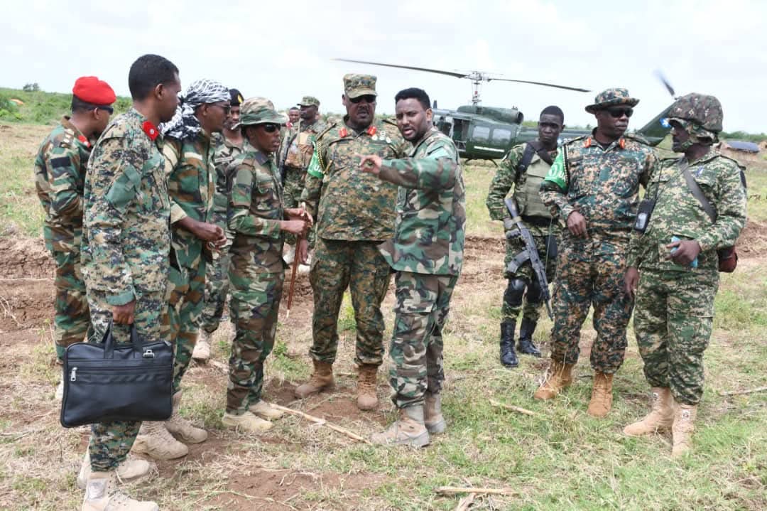SNA Commander visits troops in Lower Shabelle to commend on their ...