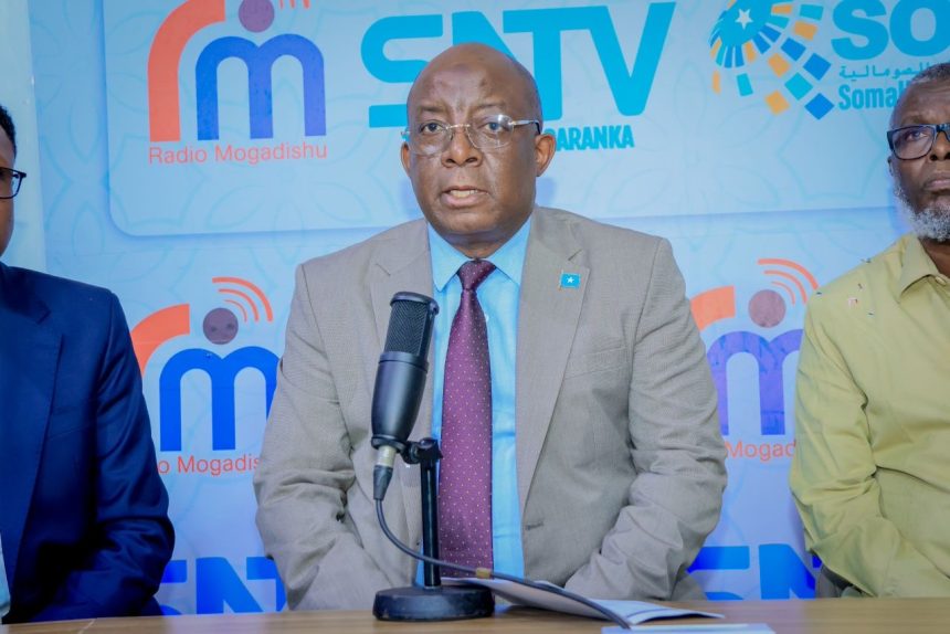 Minister of Information Inaugurates Modernized Radio Mogadishu Studios ...
