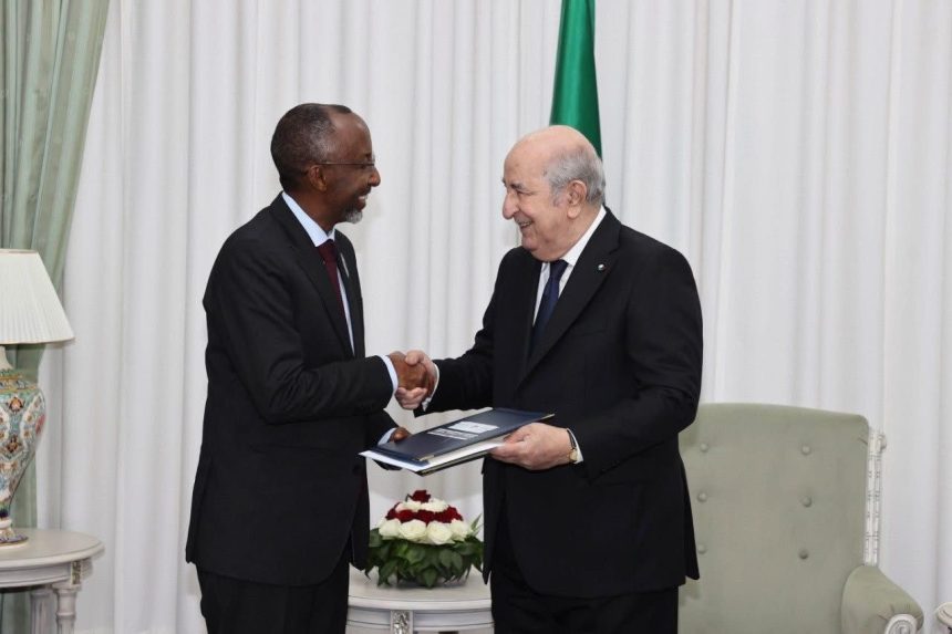 Algerian President Receives Somali Special Envoy; Minister Farah ...