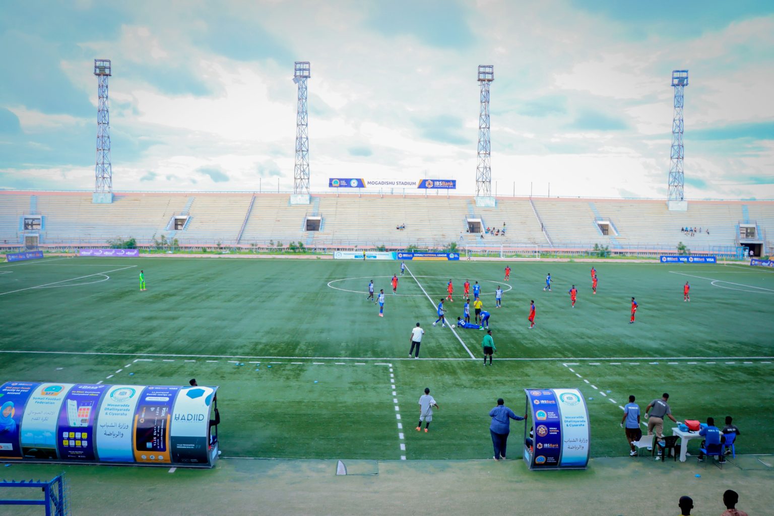 Cabinet Ministers Attend Major Football Fixture at Mogadishu Stadium to ...